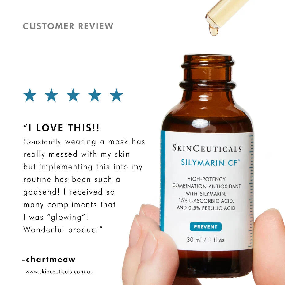 Silymarin CF Vitamin C Serum 30ml By SkinCeuticals | THE CLINIC – The ...