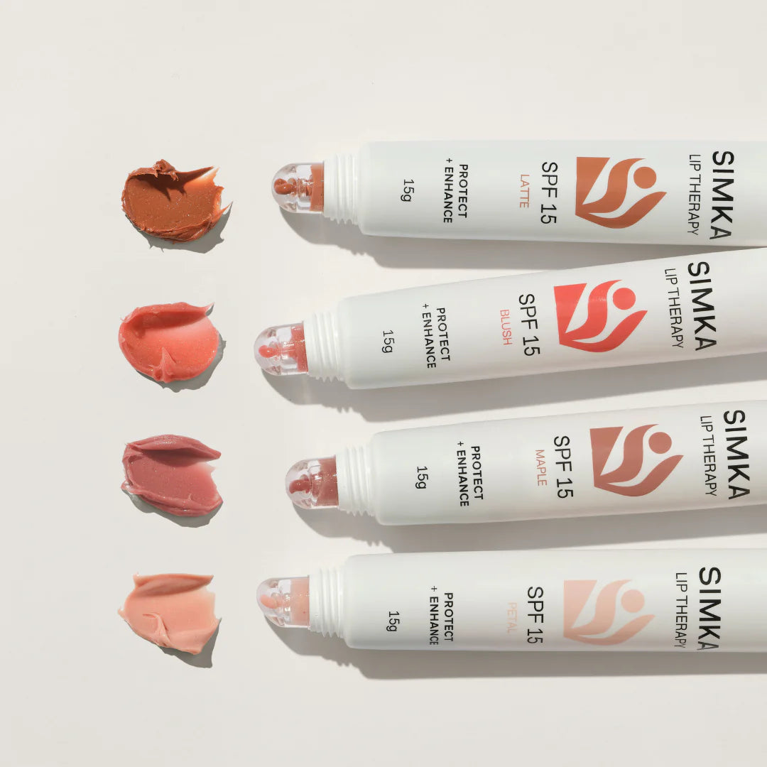 SIMKA Tinted Lip Therapy SPF15 | Peptide Plumping Balm with Hyaluronic ...