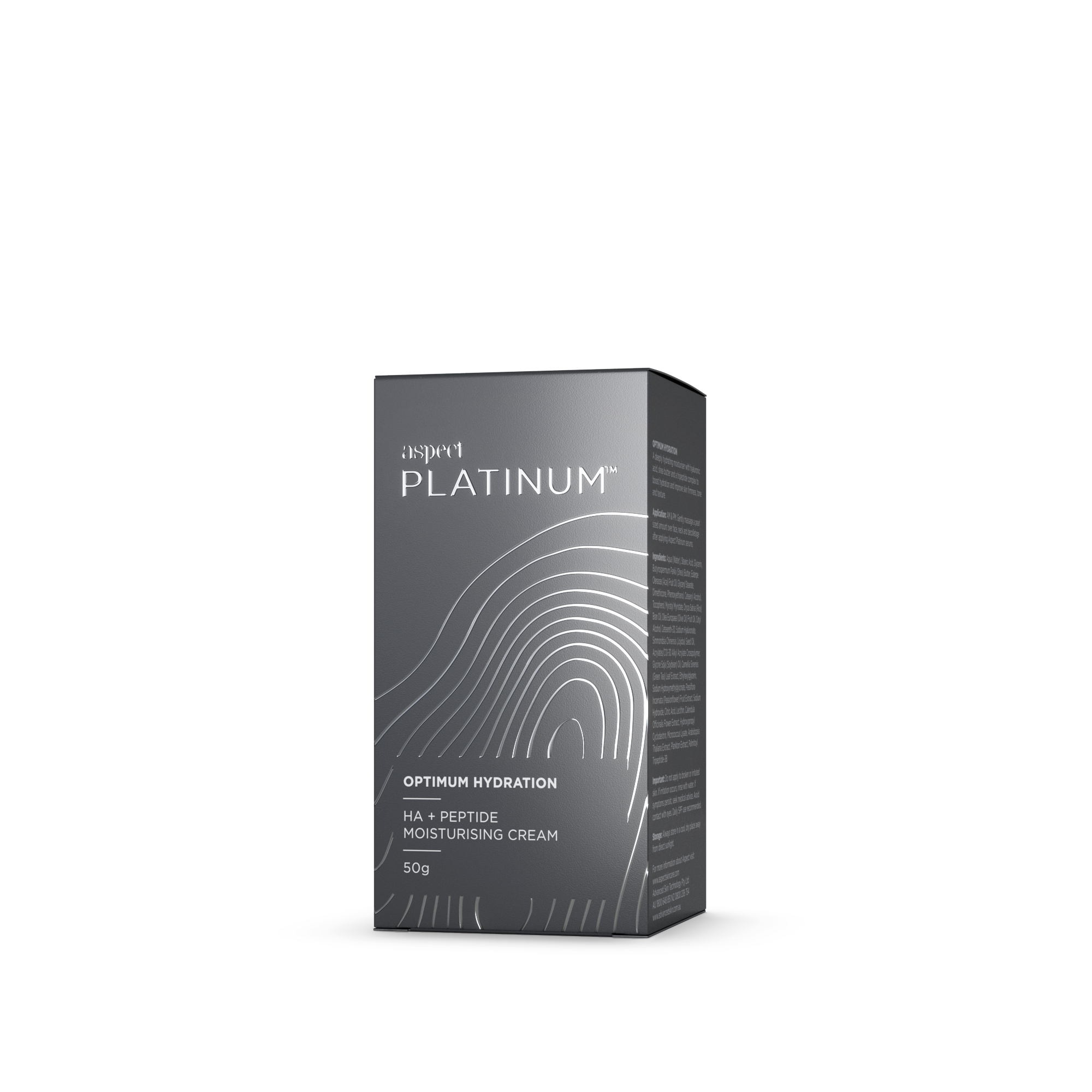Aspect Platinum HA + Peptide Moisturising Cream 50 – The Clinic